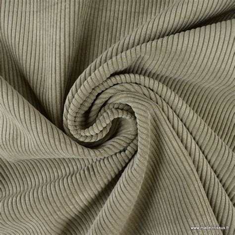 Tissu Isolant Thermique And Occultant En Velours Grosses Côtes Alberta