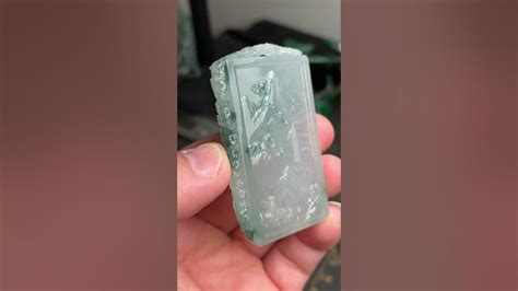 意境山水牌两岸青山相对出孤帆一片日边来 玉雕文化 翡翠雕刻 翡翠订制 Gemstone Jewellery Youtube