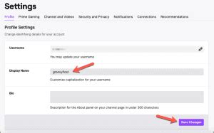 How To Change Your Twitch Name