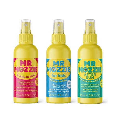 Mr Mozzie Mosquito Repellent Travel Set Inc 75ml Adult Mosquito