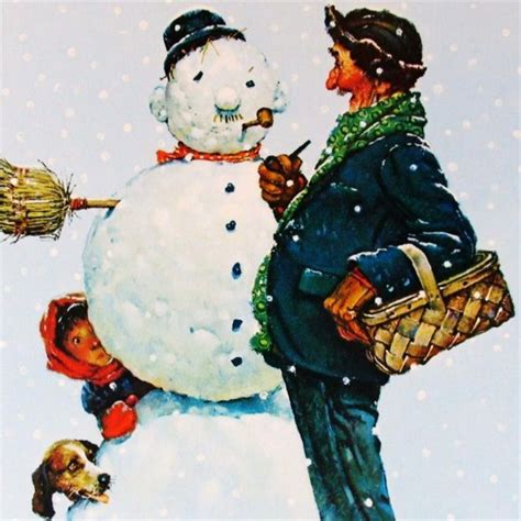 Norman Rockwell Et Le Joyeux Magazine Vous Souhaitent Un Beau Noël