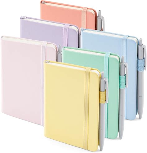 Amazon Com Feela Pack Pocket Small Notebooks Bulk Mini Cute Memo Notepads Hardcover College