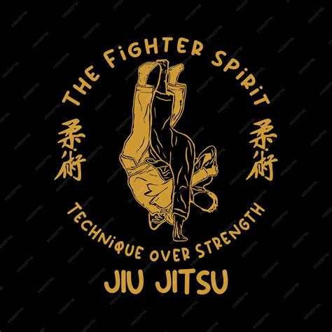 Premium Vector Vector Image The Fighter Of The Jiu Jitsu Greeting
