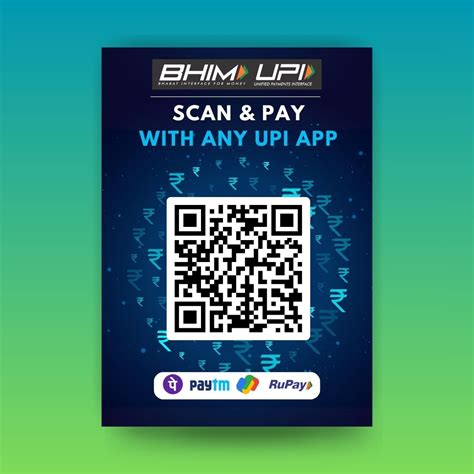 UPI QR Code For Payments BharatUPI