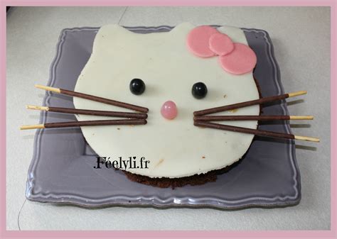 Gâteau Hello Kitty Féelyli