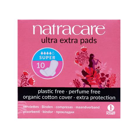 Natracare Ultra Extra Pads With Wings Super 10pcs Online At Best Price