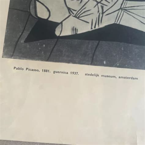 Grande Affiche Pablo Picasso Guernica Stedelijk Museum Amsterdam