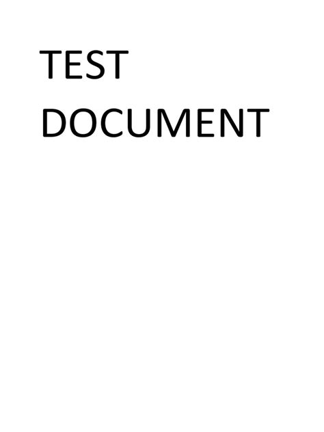 Test Document Pdf