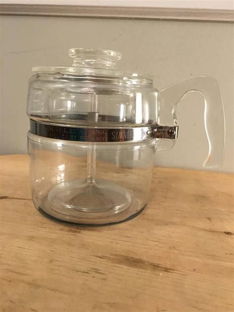 Pyrex Flameware Percolator 6 Cup 7756 Percolator 6 Cup Etsy