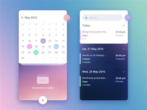 Small Calendar App