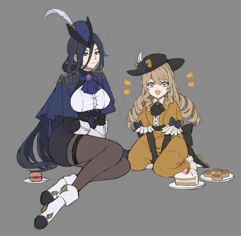 Papajay Jennygin2 Clorinde Genshin Impact Navia Genshin Impact