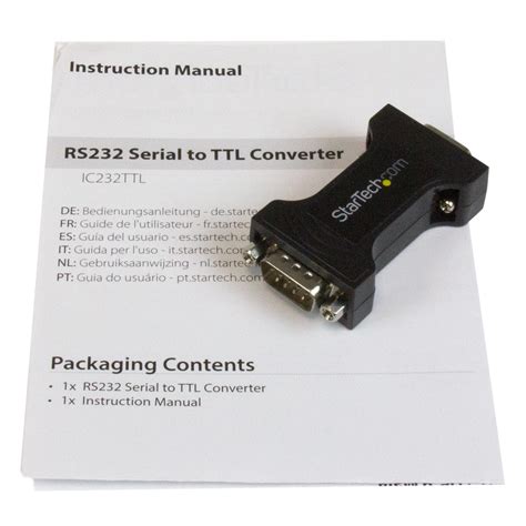 RS232 To TTL Serial Converter DB9 F M Serial Cards Adapters