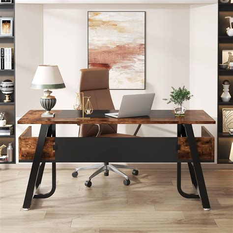 Tribesigns Modern Computer Desk At Bernard Baril Blog
