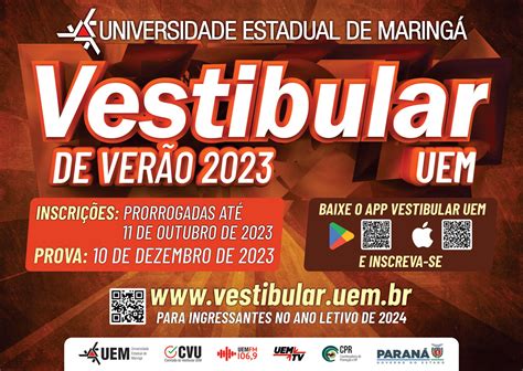 UEM divulga resultado do Vestibular de Verão 2023 confira Notícias