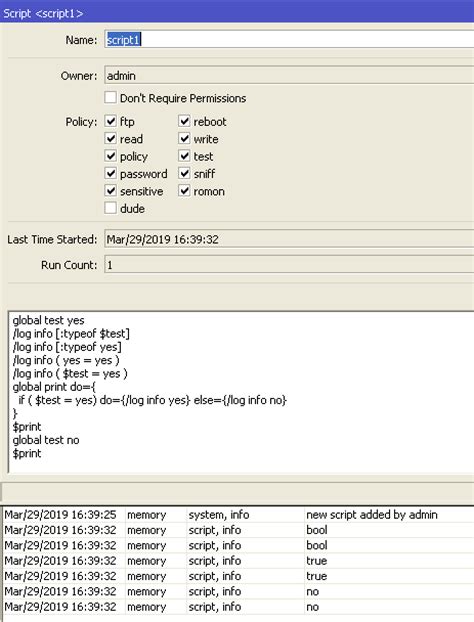 Macros Bug Scripting Mikrotik Community Forum