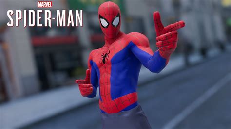 Spider Man PC Into The Spider Verse Peter B Parker Sweatpants Suit