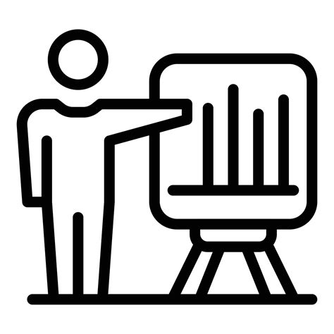 Statistic Authority Icon Outline Style 15922671 Vector Art At Vecteezy