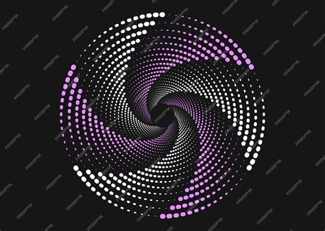 Premium Vector Spiral Sound Wave Rhythm Line Dynamic Abstract Vector Background
