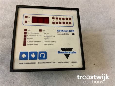 Roederstein Estamat Rpr Reactive Power Relay Troostwijk