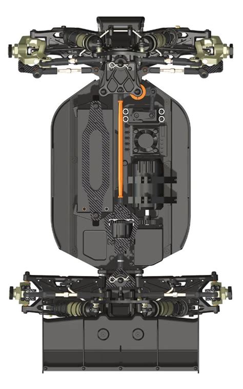 E World Spec Compétition Buggy sans carrosserie HB RACING