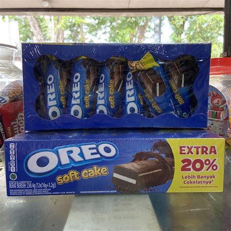 Jual Mondelez Oreo Soft Cake Bolu Cokelat 12x16gr Shopee Indonesia
