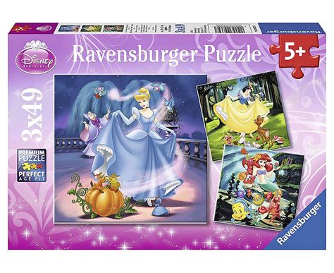 Ravensburger Disney Princesses 3 Puzzle Jigsaw Puzzle Set Au