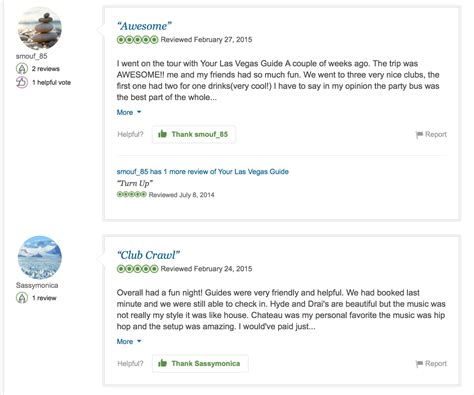 Reviews Your Las Vegas Guide