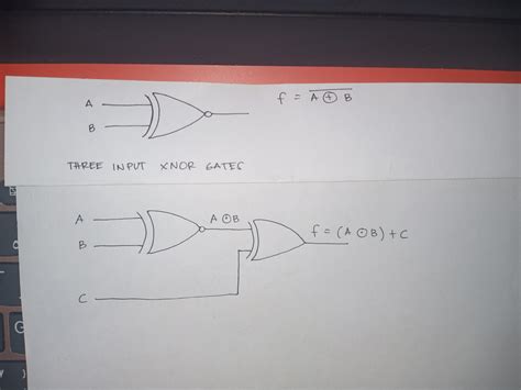 Solved Design A 3 Input XNOR Gate Showing Truth Table Logic Function Using A Transistor