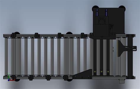 无动力辊道线solidworks 2018模型图纸免费下载 懒石网