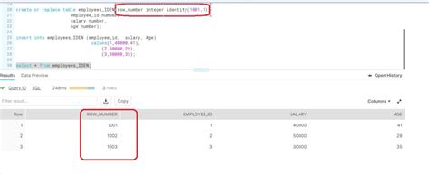 Difference Between Sequence Identity Auto Increment Snowflake Row Numbers