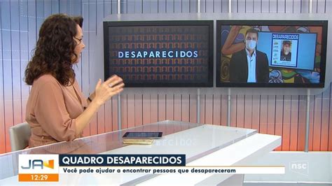Jornal do Almoço SC Confira o quadro Desaparecidos desta terça