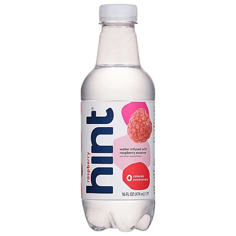 Hint Water Raspberry 16 Fl Oz Shop Pruetts Food