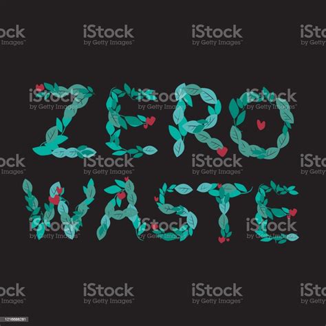 에코 에 코 온 에 코 색 배경에 대 한 단어와 함께 환경 친화적인 귀여운 벡터 스톡 일러스트 인쇄 또는 스티커에 대 한 개념으로 텍스트 제로 폐기물 문자 0명에 대한 스톡