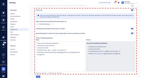 Detect Secrets In Github Prs Gitguardian Documentation