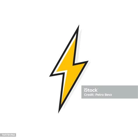 電動閃電標誌滿足您的需要雷鳴圖示現代平面樣式向量插圖向量圖形及更多式樣圖片 式樣 燃點 螺栓 Istock