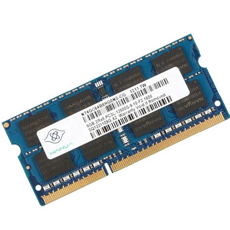 Nanya 8gb Ddr3l 1600mhz Pc3l 12800s 204pin Sodimm Upgrade Notebook