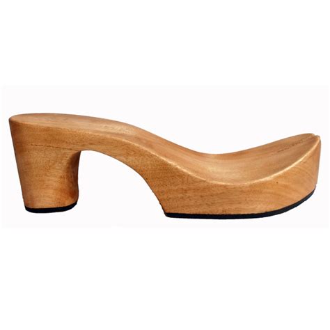 Tabi Heel For Clogs Split Toed Wooden Heel Material For Shoemakers