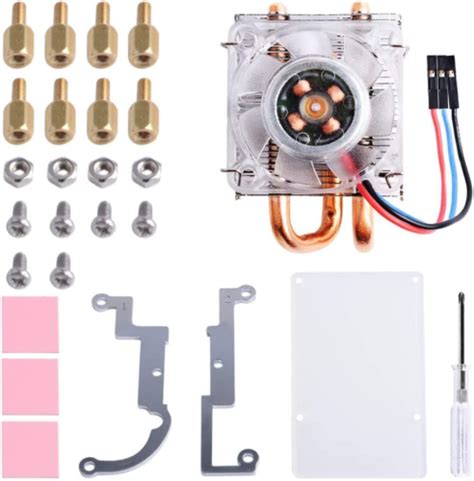 Raspberry Pi 4 Pwm Fan Raspberry Pi Low Profile Cpu India Ubuy
