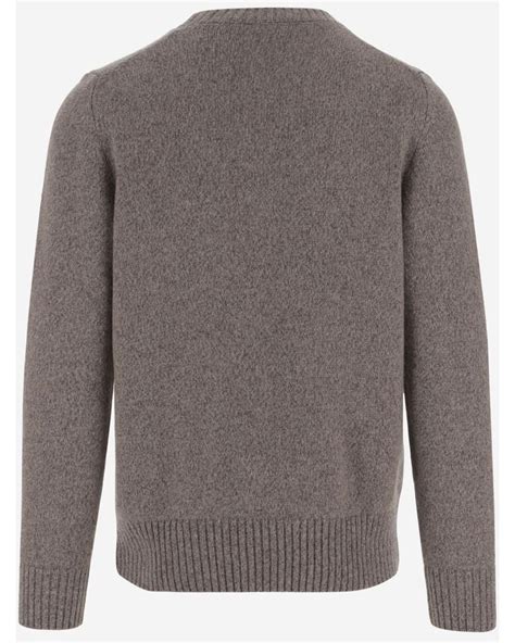 Oliver Lattughi Roundneck Pullover In Gray For Men Lyst