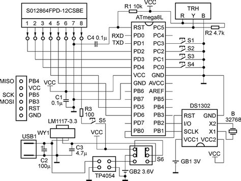 使用无字库12864液晶模块制作温湿度计电子制作电子爱好者