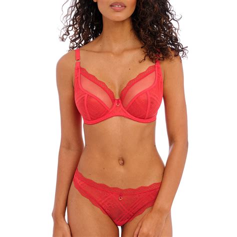 Soutien gorge plongeant à armatures Freya Fatale chilli red de Freya