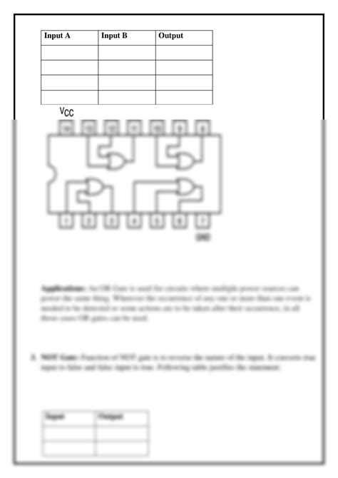 SOLUTION Physics Investigatory Project Logic Gates Studypool