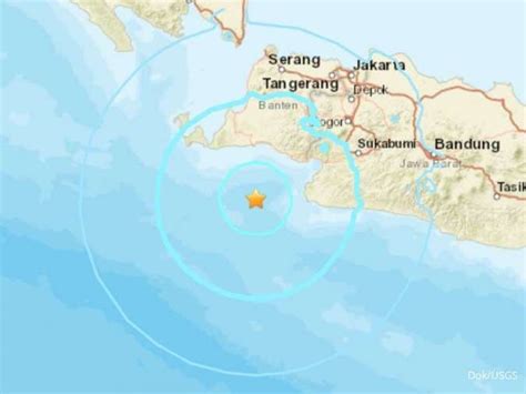 Breaking News Gempa Magnitudo 5 7 Di Bayah Banten Terasa Di Jakarta