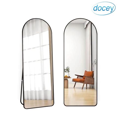 กระจกยาว กระจกส่องเต็มตัว กระจก สวย ห้องนอน ทรงสูง พร้อมใช้ กระจกแต่งตัว ตั้งพื้นหรือแขวนผนัง