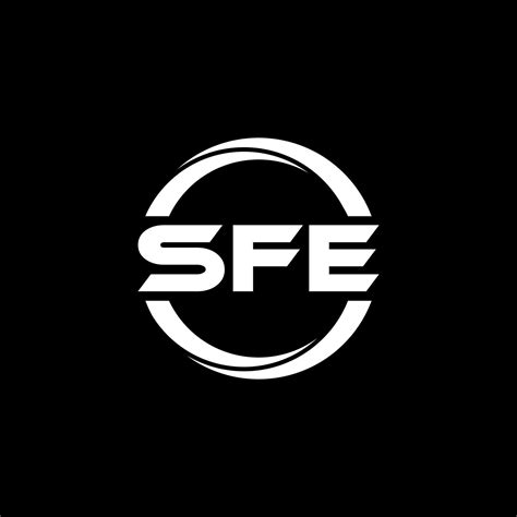Sfe Letter Logo Design In Illustration Vector Logo Calligraphy