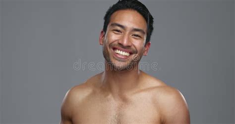 Grooming, Hygiene and Man Spraying Armpit with Perfume in Studio, Wellness and Fragrance ...