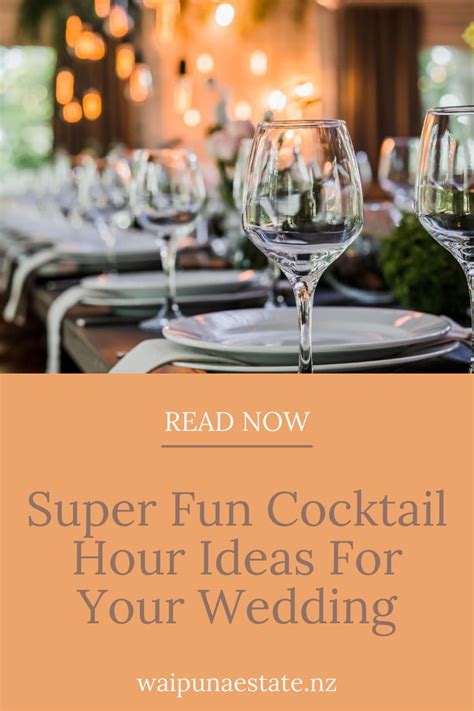 Elevate Your Wedding Vibes With These Cocktail Hour Ideas 🍹