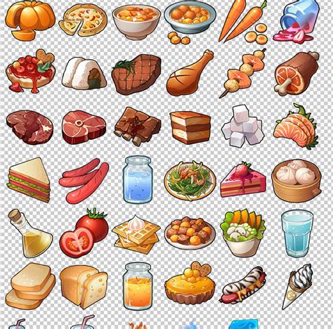 食物矢量图 Png 堆糖，美图壁纸兴趣社区