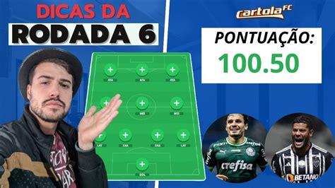 DICAS CARTOLA FC 2024 RODADA 6 TIME PARA MITAR E VALORIZAR