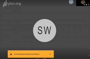 Jitsi Error Obtaining Microphone Camera Permission On Google Chrome
